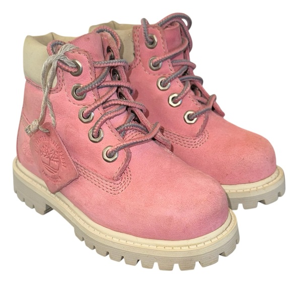 Timberland | Shoes | Timberland Pink Baby Toddler Hiking Boots Size 6m ...